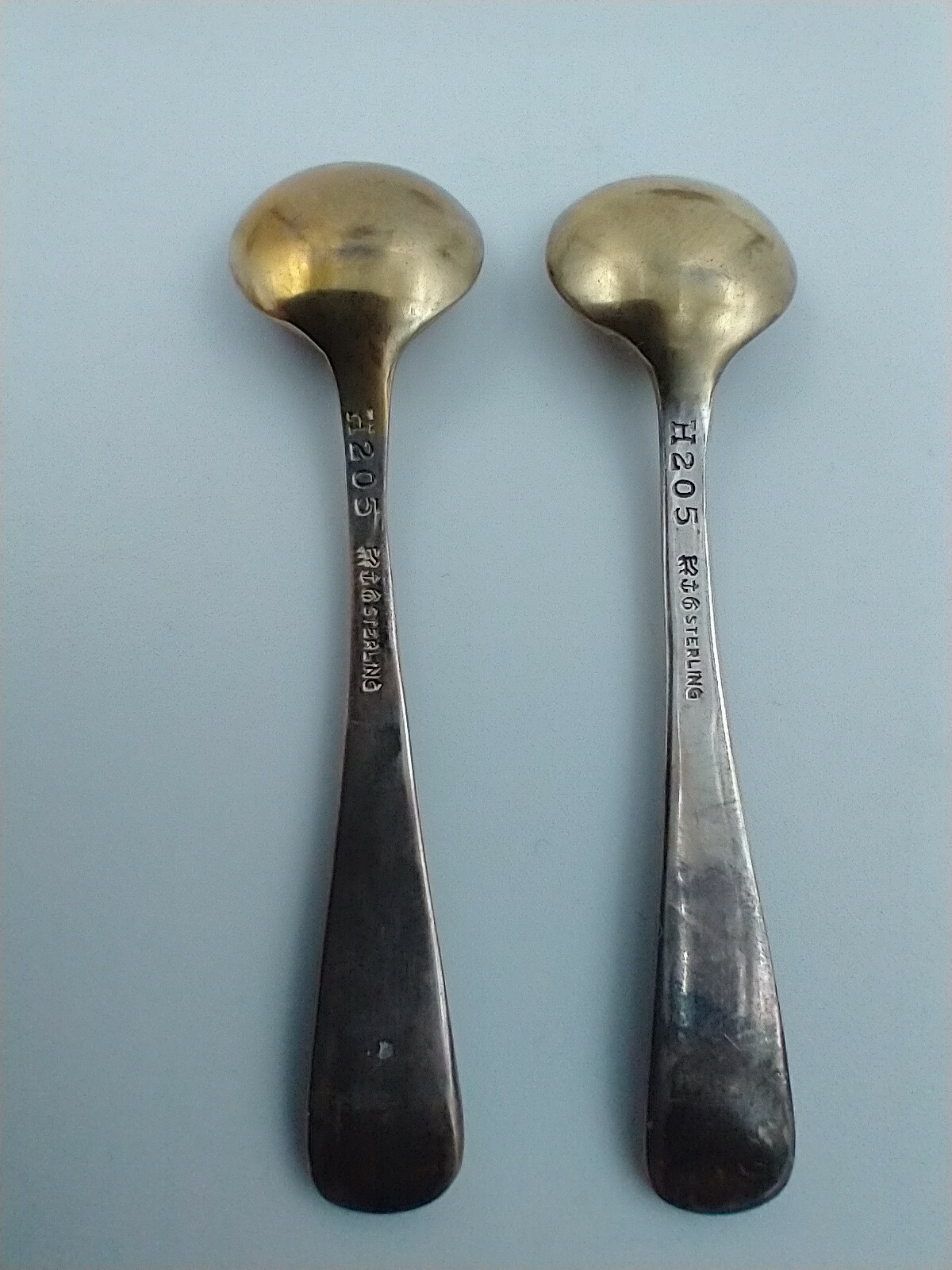 Walker & Hall English Sterling Silver Salt Cellars & Gorham H205 Salt ...