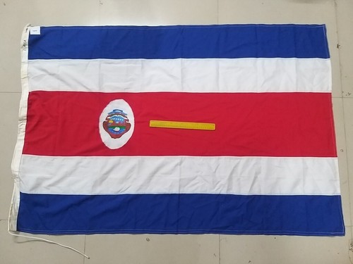 Costa Rica Vintage Nautique Pays Sortie Porte Drapeau De Bateau Salvage ...