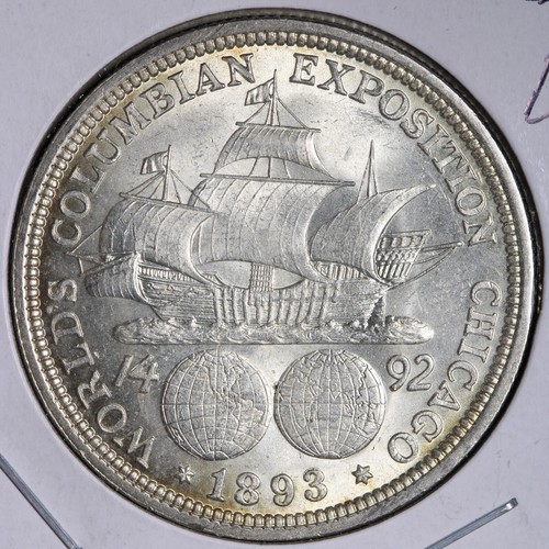 1893/93 RPD Columbian Exposition Half Dollar GEM BU *UNCIRCULATED MS ...