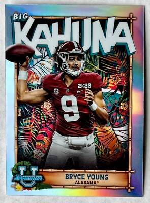 2022 Bowman U Chrome Refractor BRYCE YOUNG RC BIG KAHUNA Case Hit! SSP ...