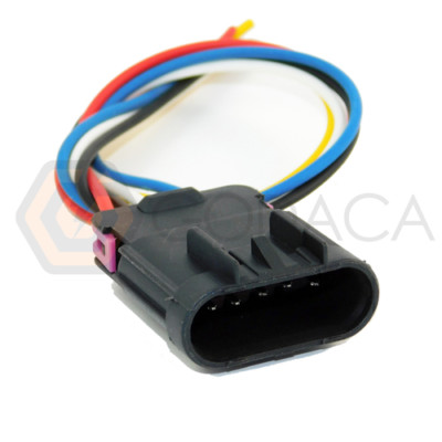 1x Connector male 5-way 5 pin for GM Chevrolet GT 150 MAF Mass air flow ...