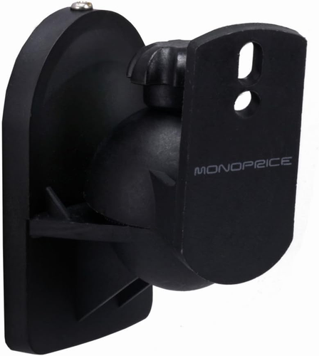 Low Profile 7.5 Lb. Capacity Speaker Wall Mount Brackets (Pair) Black | eBay