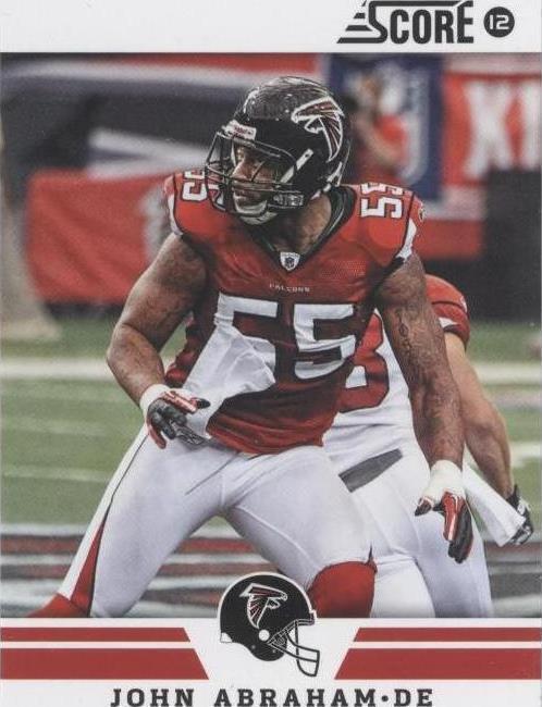 2012 Score - John Abraham #44 for sale online | eBay