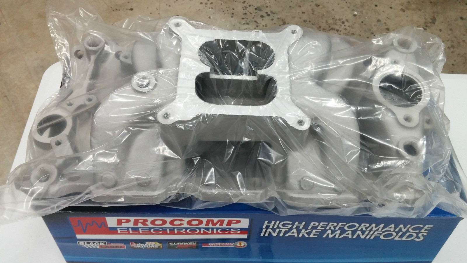 PC 22026 Air Gap Aluminum Intake Manifold 283 305 327 350 383 400 SBC ...