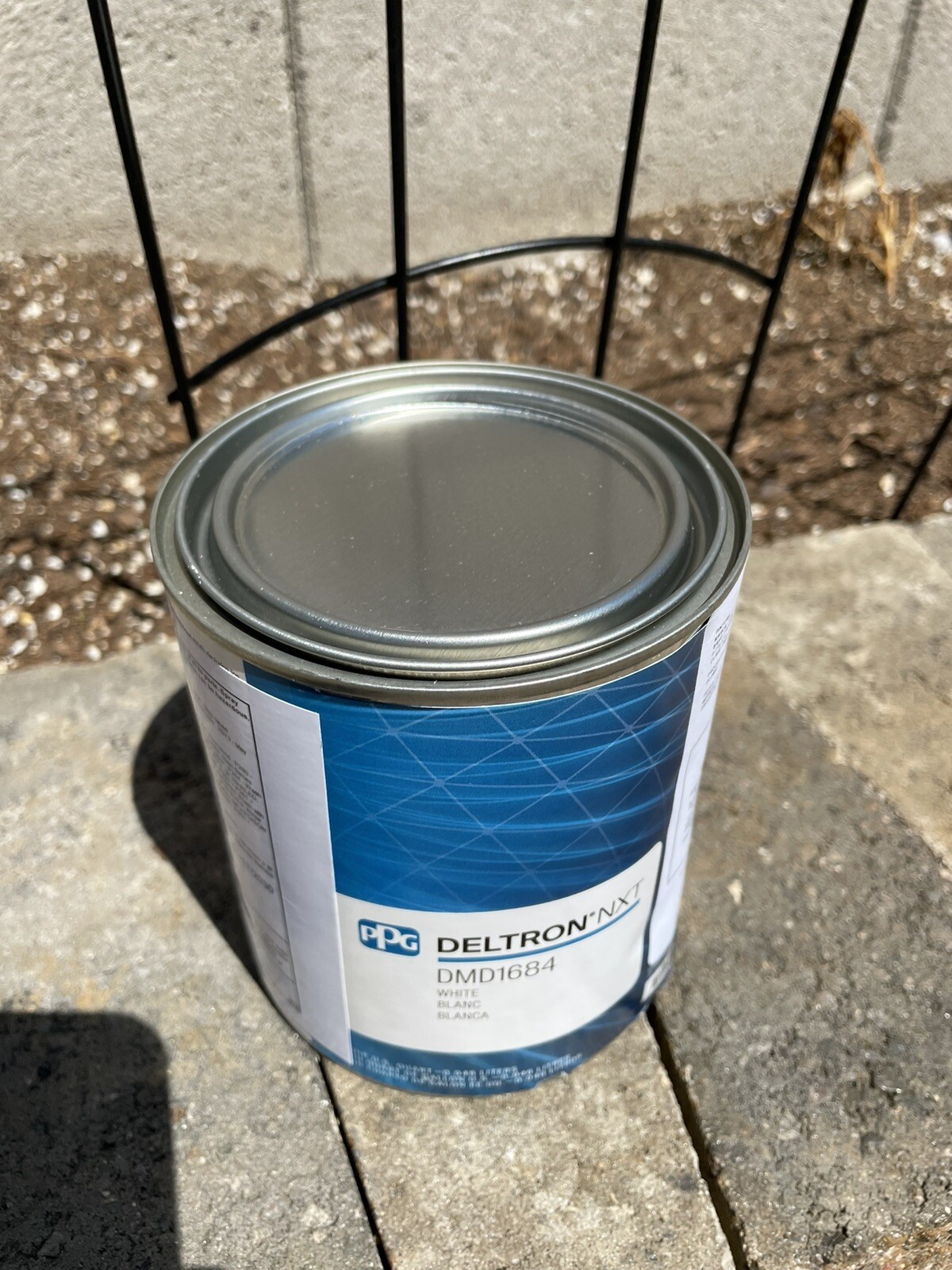 PPG Refinish Deltron 1 Quart Dmd1684 Basecoat White Paint Free Shipping ...