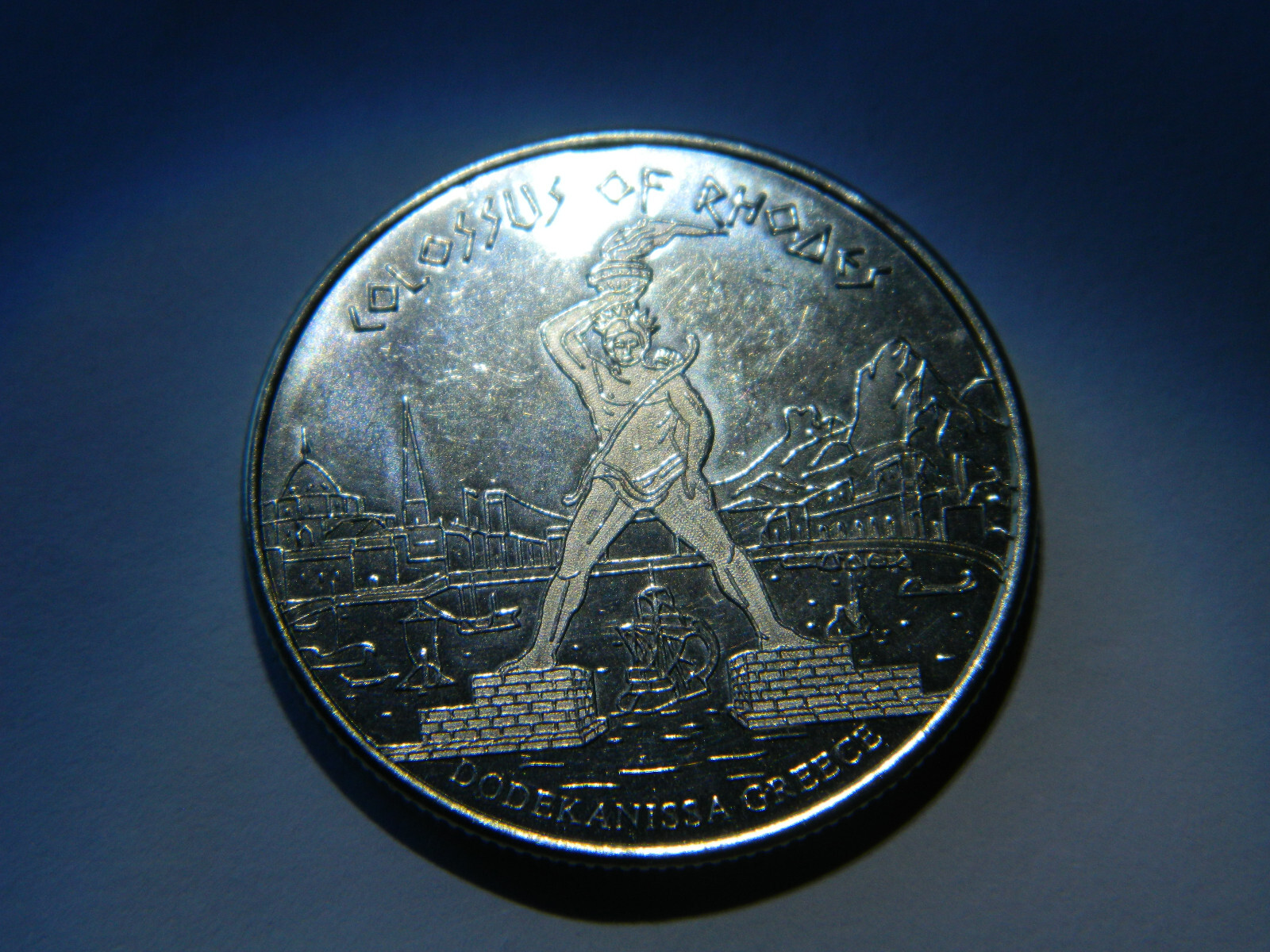 Commemorative coin: Colossus of Rhodes - Dodekanissa Greece - Hellenic ...