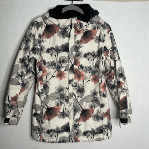 686 Sixeightsix InfiDRY Women’s Size M Gray Floral Full Zip Ski ...