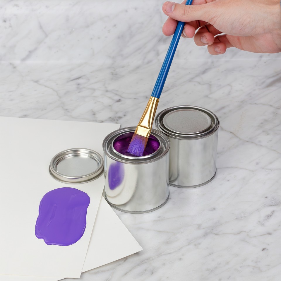 Metal Paint Cans with Lids 1/2 Pint Size 6pk, 1-Cup Empty Unlined Paint ...