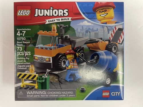 LEGO Road Repair Truck -City 10750 Juniors Construction Truck Cement ...