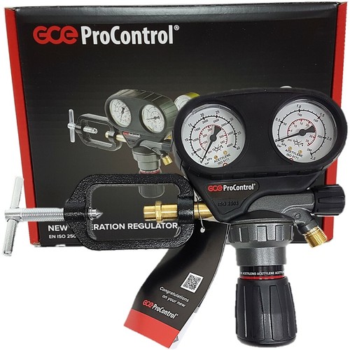 GCE Druckminderer ProControl Acetylen Flaschendruckminderer Druckregler ...
