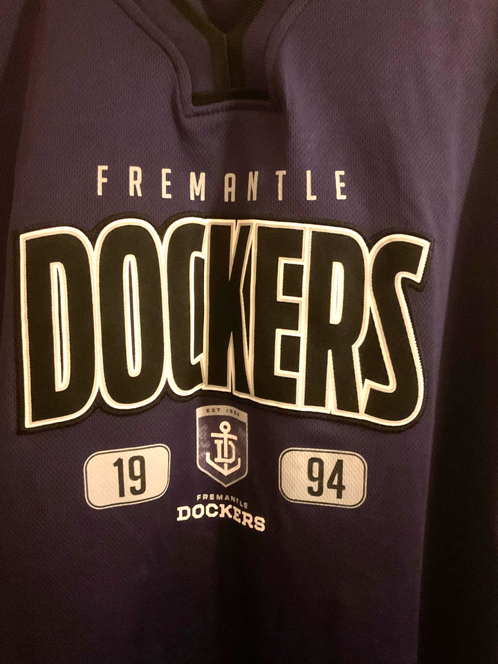 FREMANTLE DOCKERS BASKETBALL JERSEY singlet guernsey #94 SIZE L | eBay ...