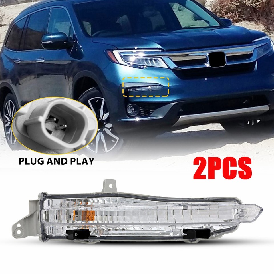 Fit Honda Pilot 2019 2020 2021 2022 Front Right 2X Turn Signal Light ...