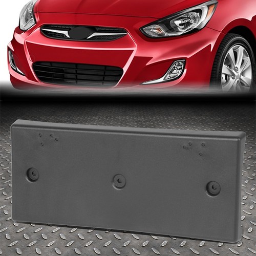 For 12-16 Hyundai Accent OE Style Black Front Bumper License Plate ...