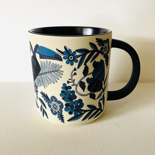 Starbucks x Farm Rio Blue Floral Bird 14oz Ceramic Coffee Mug NEW IN ...