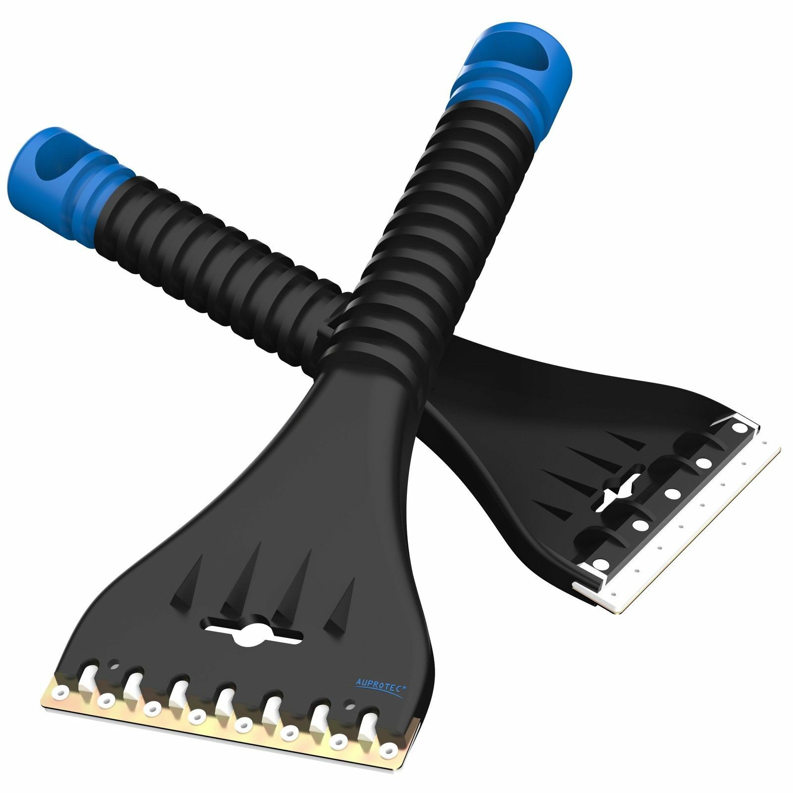 Ice Scraper Double Blade Brass + Icebreaker Ridges Car Window De-icer ...