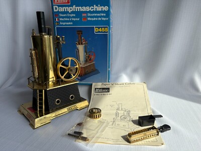 Wilesco D455 Stationary Vertical Steam Engine with box etc | eBay