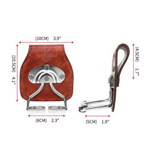 Tourbon Leather Spring Loaded Swivel Hammer Holder Belt Holster Axe ...