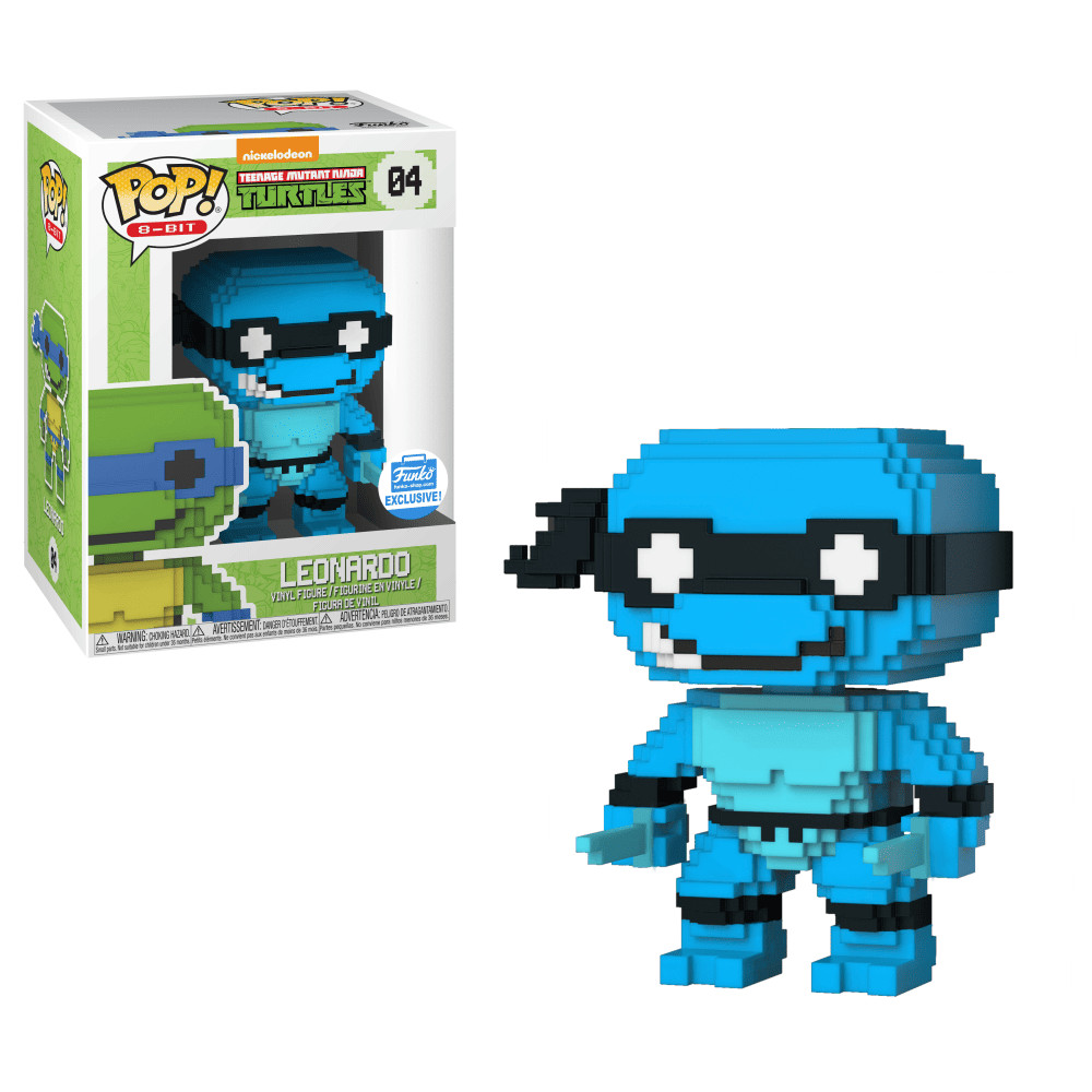 Funko Pop! 8-Bit: Teenage Mutant Ninja Turtles - Leonardo - (8-Bit ...