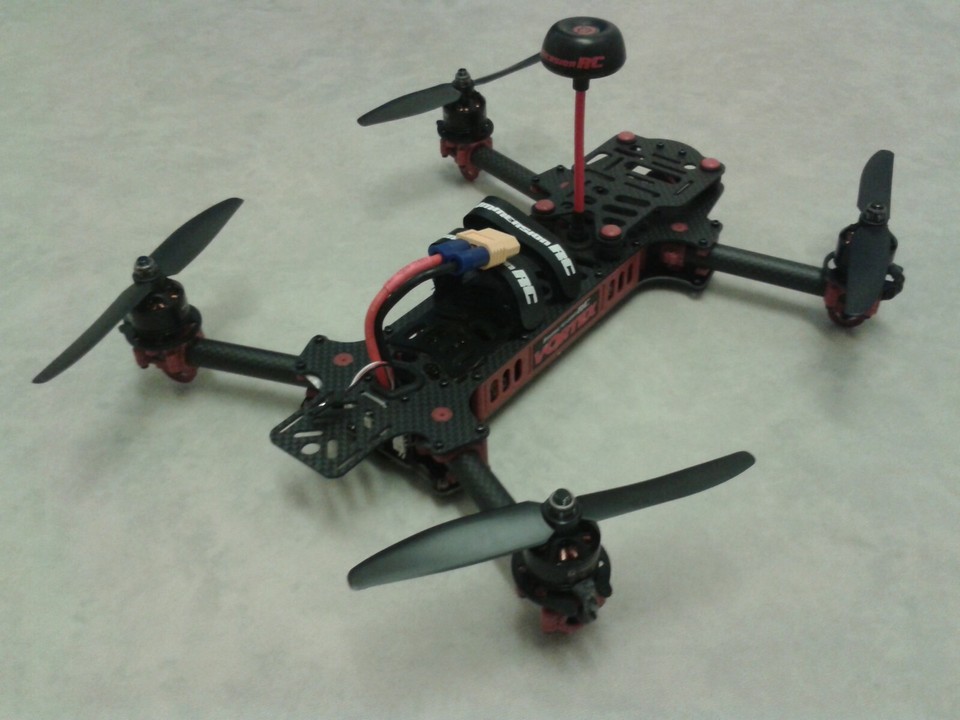 ImmersionRC Vortex 285 RC Racing Drone Quadcopter OSD FPV Camera 5030 Props Case | eBay