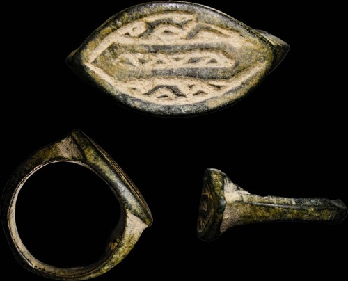 VERY RARE Ancient Judaea Jerusalem Temple Jewish Ladder to Heaven Ring ...