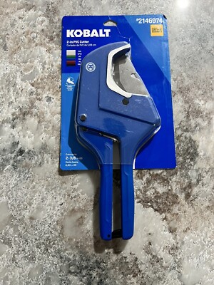 KOBALT 2 INCH PVC PIPE CUTTER With Kobalt Utility Knife ***NEW IN ...