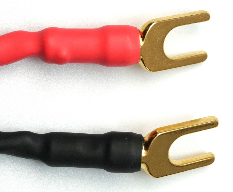 Audioquest GLC spread-spectrum speaker cables, banana to spade, pair ...