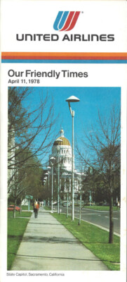 United Airlines system timetable 4/11/78 [2071] Buy 4+ save 25% | eBay