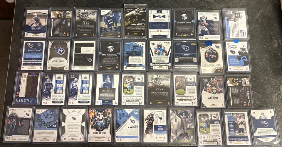 HUGE Panini Tennessee Titans 37X Lot Rookie RPA Contenders CRACKED ICE ...