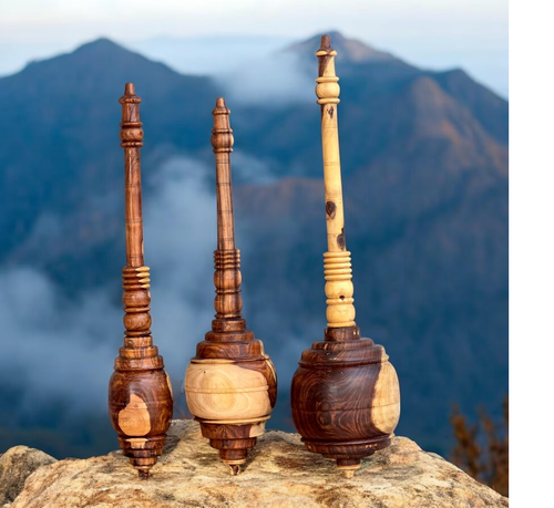 Hanuman Gada Mace – Heavy Wooden Training Gada for Strength | 10kg ...