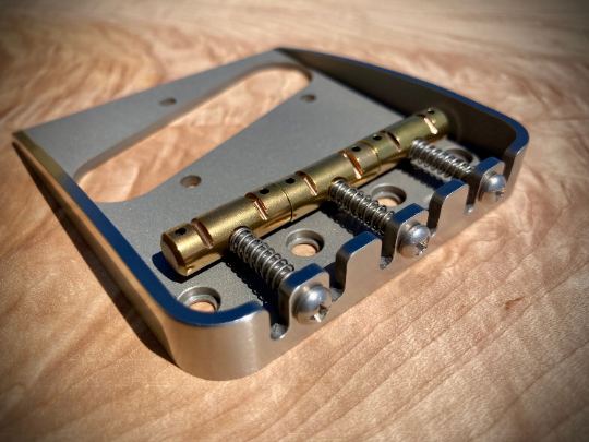 Van Dyke-Harms Left-Hand Bigsby Telecaster Bridge & Compensated Saddle ...