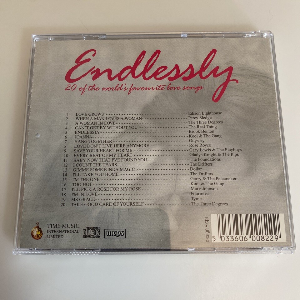 Variuos artists - Endlessly 20 of the world's favourite love songs CD ...