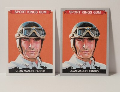 2-Lot 2023 SportKings Vol 4 Silver & Base Cards Juan Manuel Fangio 152 ...
