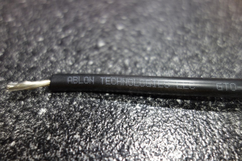 NEON GTO WIRE, BLACK High Voltage SILICONE Cable for Neon Transformer ...