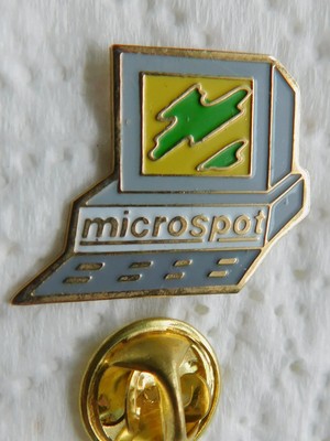 Pin's MICROSPOT - Société SUISSE - Ordinateur - Computer - (#B10) | eBay