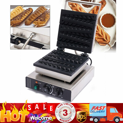 Electronic Waffle Maker Commercial Electric Lolly Waffle Stick Baker ...