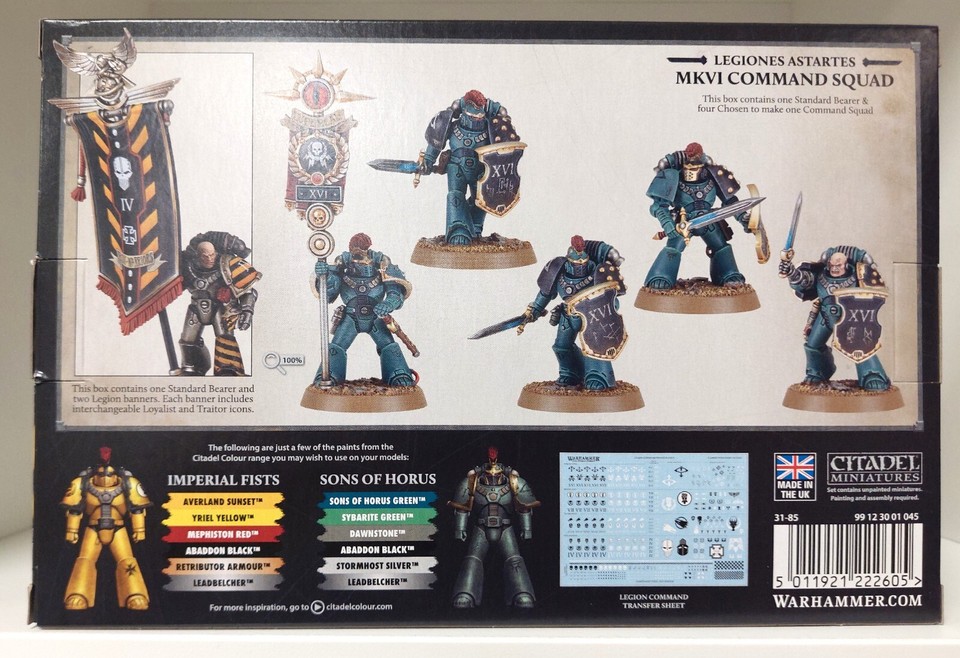 Warhammer Horus Heresy Mkvi Command Squad Single Models | eBay
