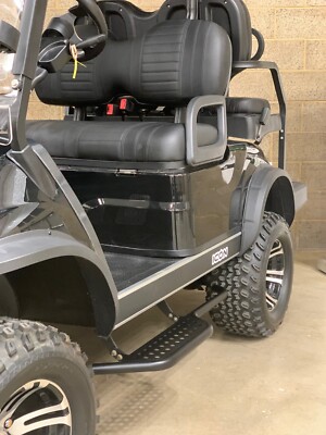Ward's Icon EV G40L Gas 4 Passenger Golf Cart Nerf Bar Side Step Kit ...
