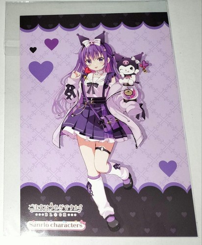 Gochiusa Rize Postcard Sanrio Characters Kuromi Tsutaya Bonus New | eBay