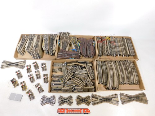 Märklin H0 Bastler Konvolut M-Gleis DEFEKT Weiche Ausgleichsstück etc # ...