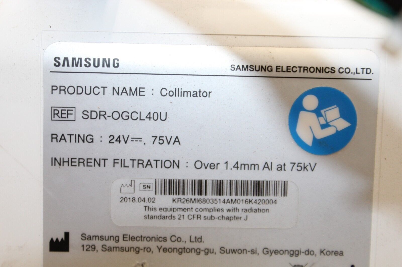 SAMSUNG Collimator SDR-OGCL40U | eBay