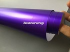 65FT x 5FT Matte Satin Chrome PVC Foil Vinyl Purple Whole Car Wrap Film ...
