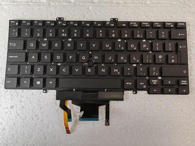 UK Backlit keyboard for DELL Latitude 5400 5401 5402 5410 5411 7400 ...