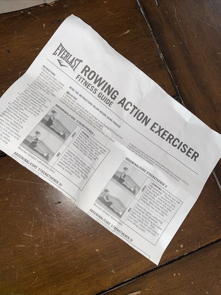 Everlast Rowing Action Exerciser | eBay