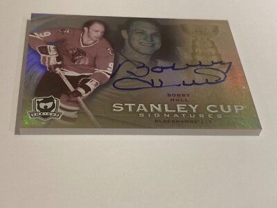 Bobby Hull 2009-10 UD The Cup Stanley Cup Signatures Autograph Card ...