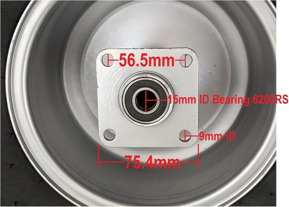 19x7.00-8 Tire & Wheel Rim CT200UEX Hisun 196cc w/ 6202RS Bearings Mini ...