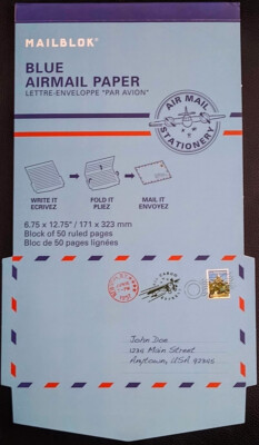 Air Mail - Fold and Mail Stationary. New. | eBay