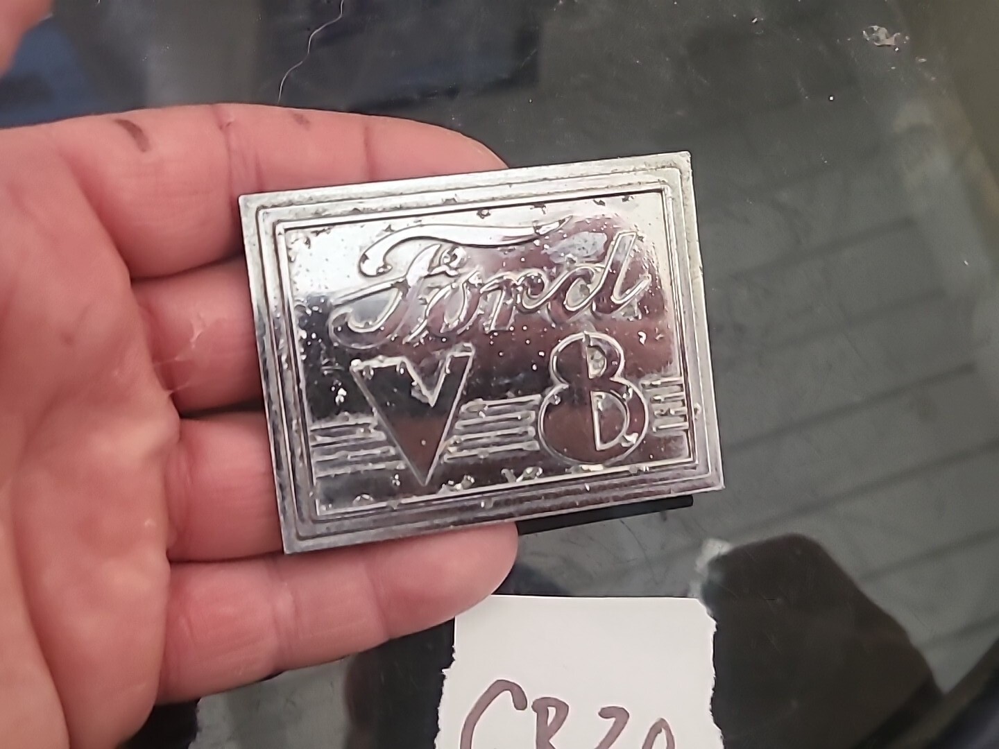 1940S 50S FORD V8 EMBLEM OEM FOMOCO BIN GR20 | eBay