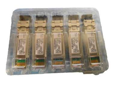 LOT OF 5 Cisco Original 10 Gigabit Fabric Extender SFP Module Fet-10g ...