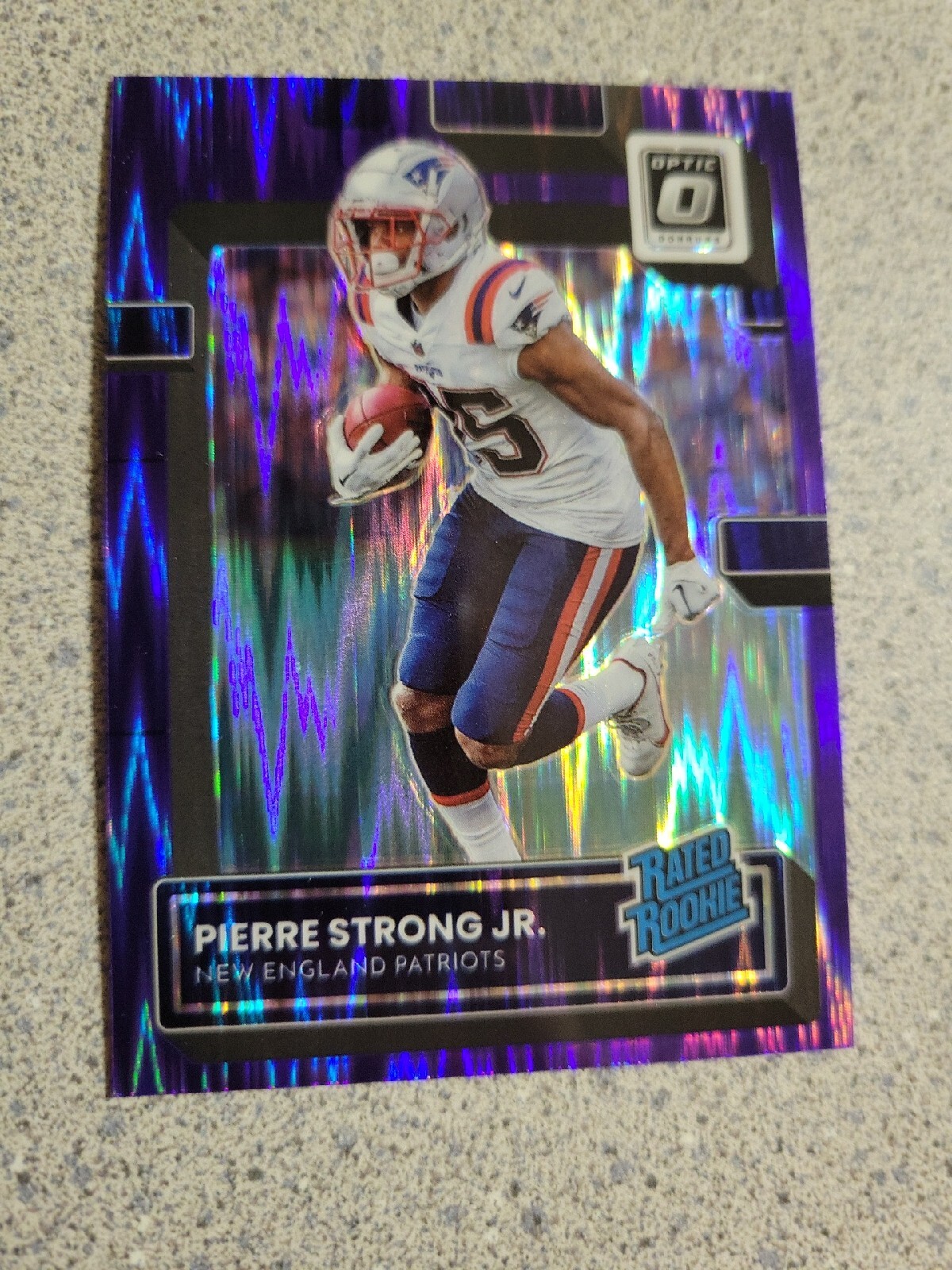 2022 Panini Donruss Optic Purple Shock Pierre Strong Jr Rated Rookie | eBay