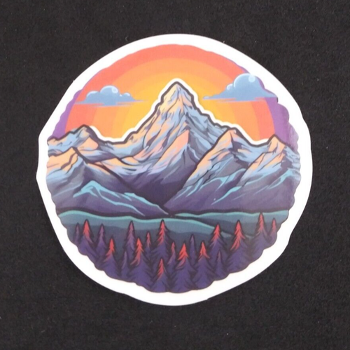 Radiant Outdoor Snow Mountain Sticker 2.18" (Q) | eBay
